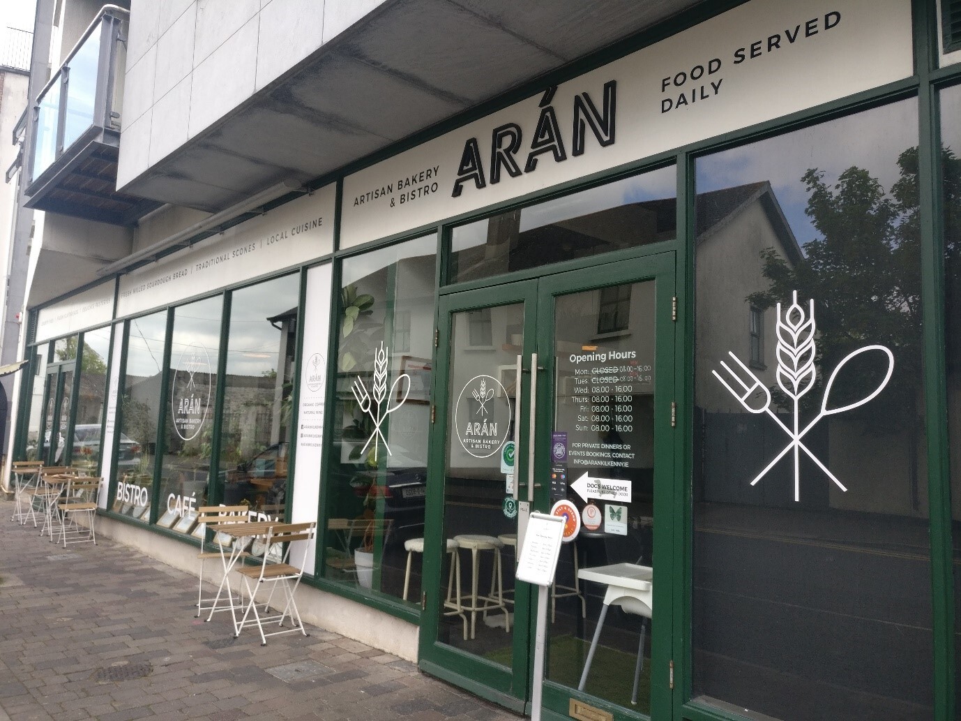 Arán Artisan Bakery & Bistro | Kilkenny Arts Festival | 8 – 18 August 2024